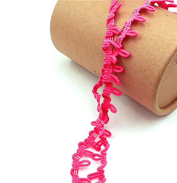 Looped Elastic Button Trim 1/2" Sold By Yard - Humboldt Haberdashery