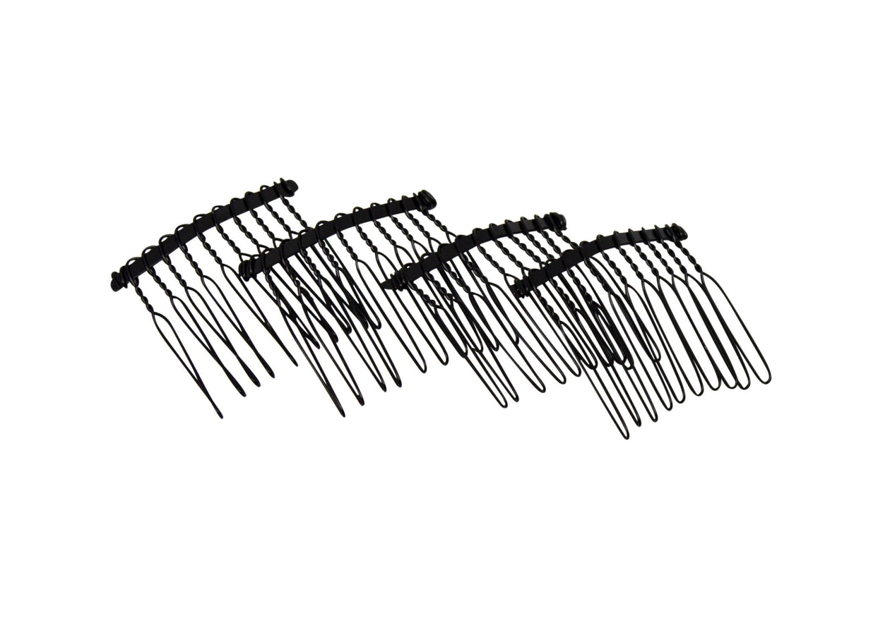 Twisted Wire Comb for Veils and Headpieces 1 3/4" Long - Four Pieces ...