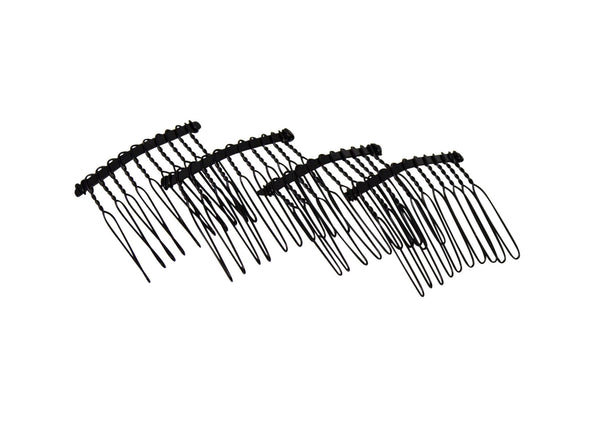 Twisted Wire Comb for Veils and Headpieces 1 3/4" Long - Four Pieces ...