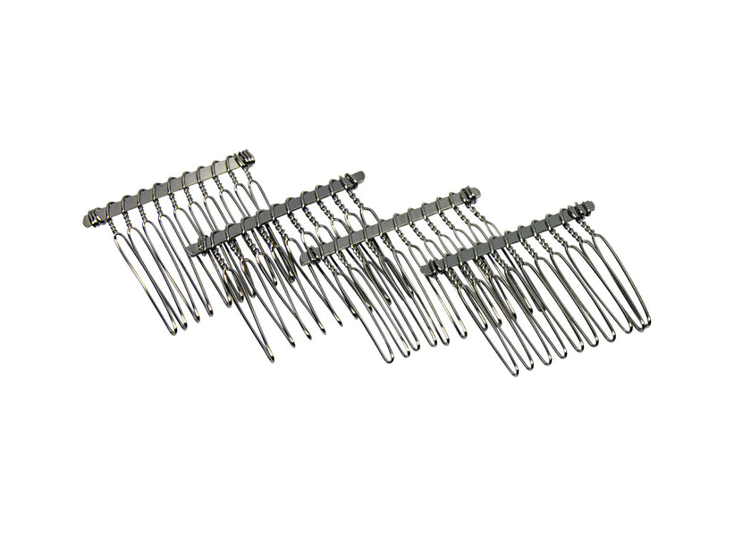 Twisted Wire Comb for Veils and Headpieces 1 3/4" Long - Four Pieces ...